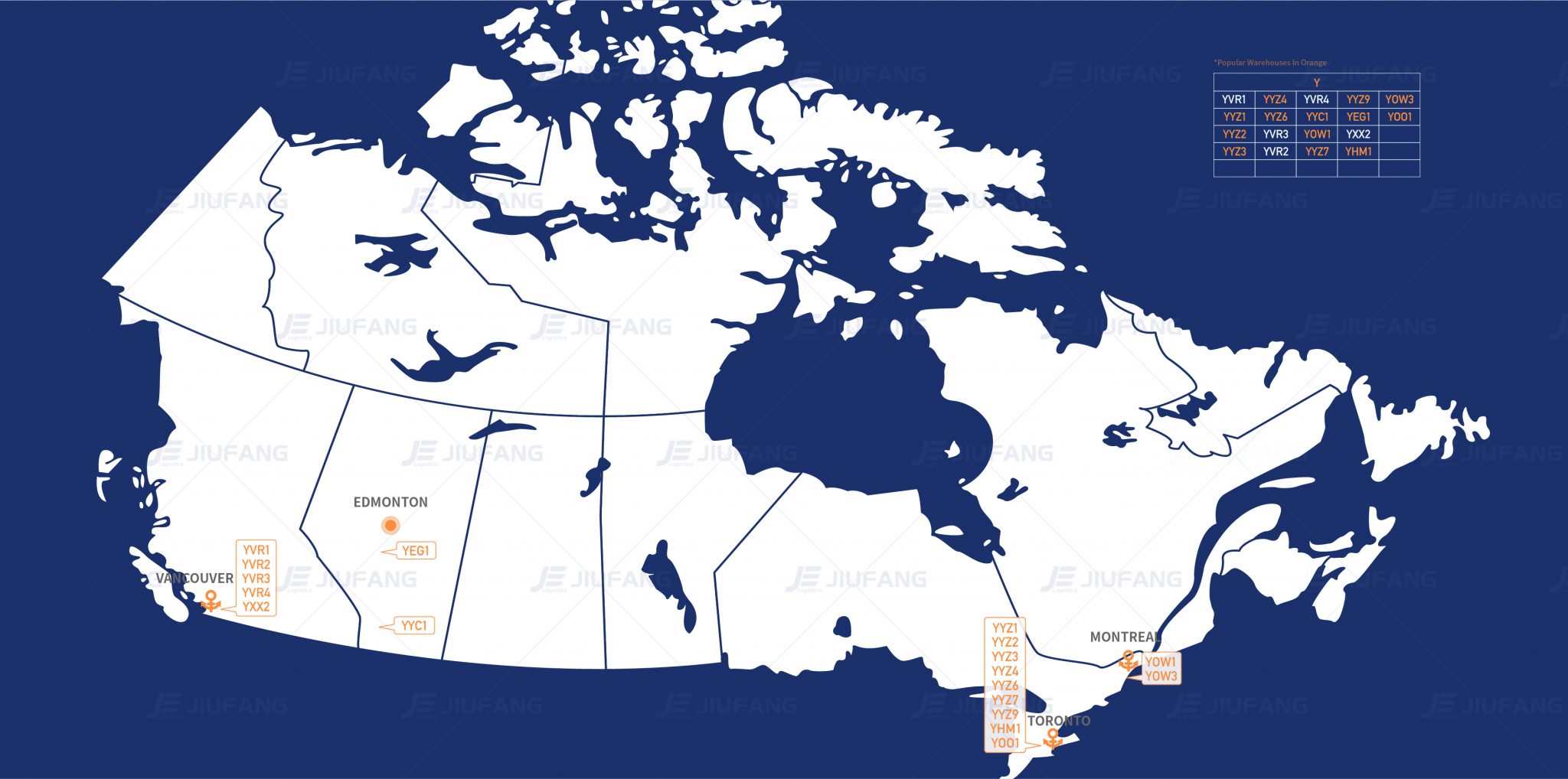 Amazon FBA Warehouse Map