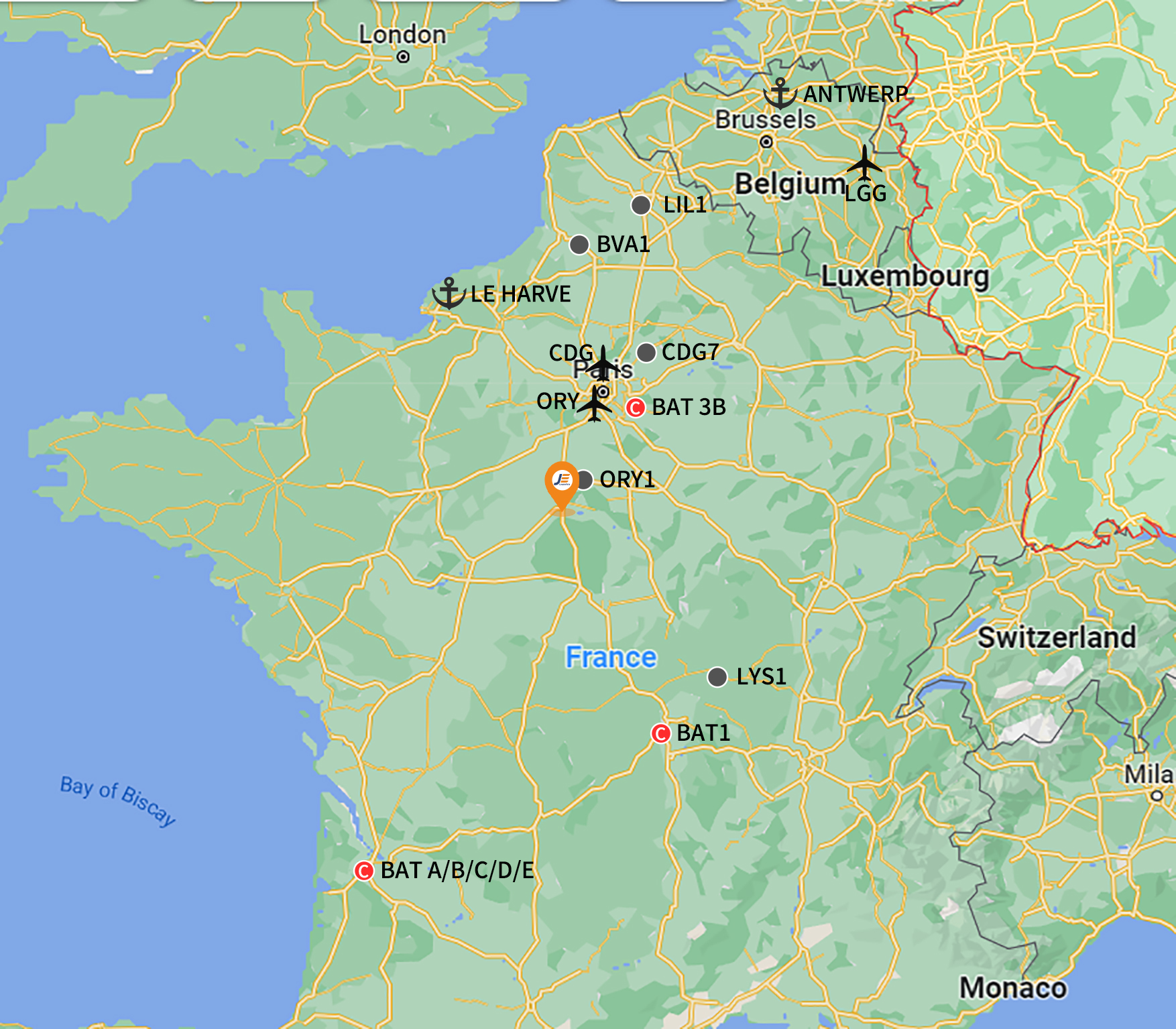 JiuFang E-commerce Logistics Overseas Warehouse in Franch